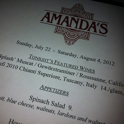 Amanda's Restaurant - 908 Washington St - Hoboken