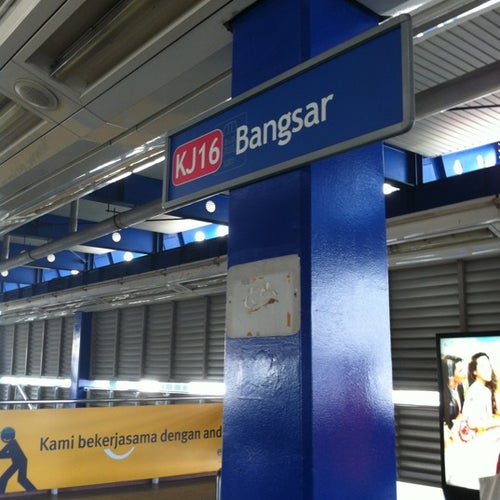 RapidKL Bank Rakyat-Bangsar (KJ16) LRT Station - Jalan Bangsar - Kuala ...