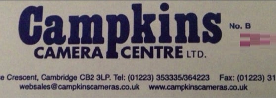 Campkins Camera Centre - Cambridge, Cambridgeshire