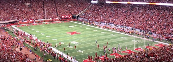 Memorial Stadium - College Football Field in University of Nebraska-Lincoln