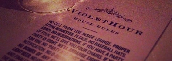 The Violet Hour - Wicker Park - Chicago, IL