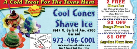 Cool Cones Shave Ice - Ice Cream Parlor in Garland