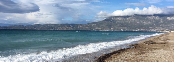 Καλάμια (Kalamia Beach) - Beach in Κόρινθος
