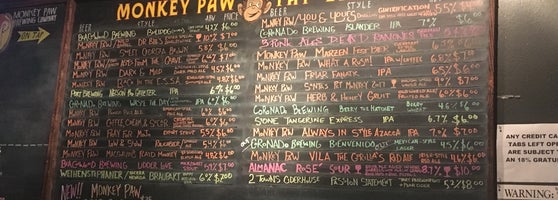Monkey Paw Pub & Brewery (Now Closed) - East Village - San Diego, CA