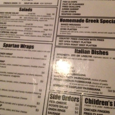 Spartan Restaurant & Bar - 19 tips