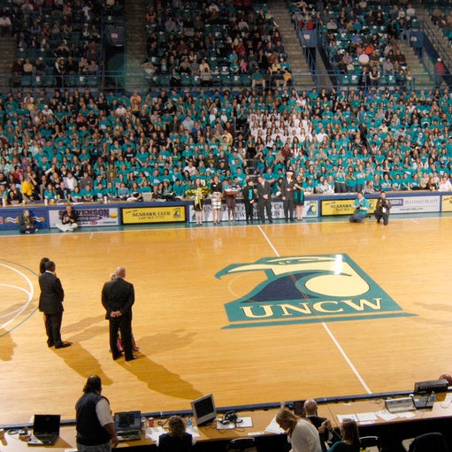 Photos at Trask Coliseum - College Basketball Court in Wilmington