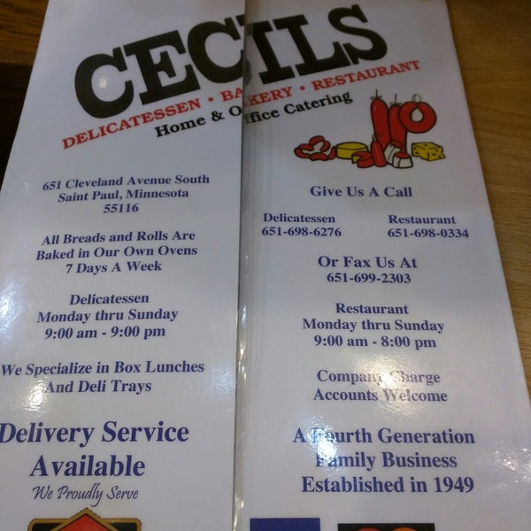 Photos at Cecil's Delicatessen & Bakery - Highland - Saint Paul, MN