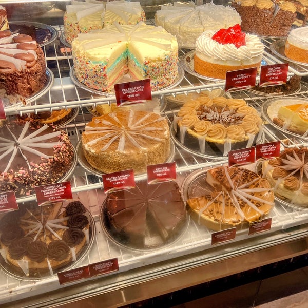 Cheesecake Factory Cakes Menu