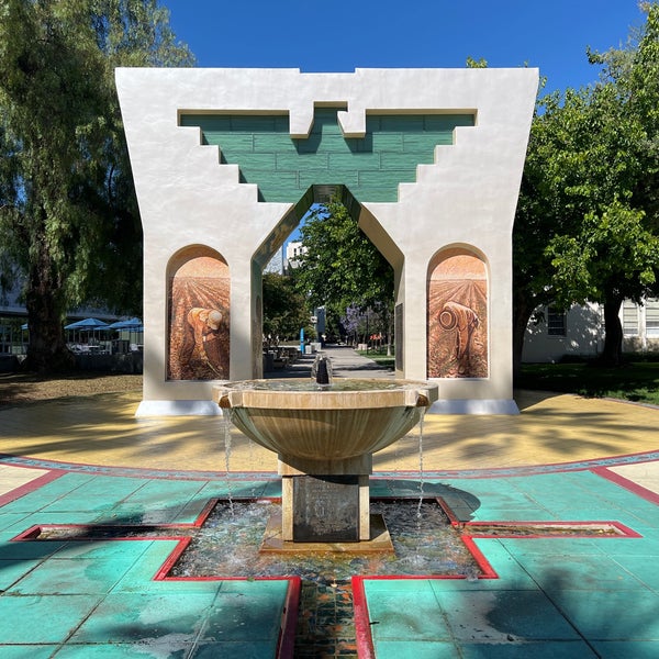 Cesar Chavez Monument - College and University in San Jose State University