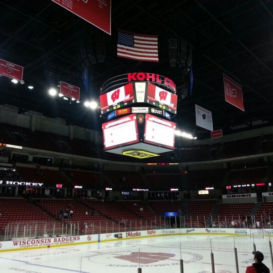 The Kohl Center - College Basketball Court in Madison