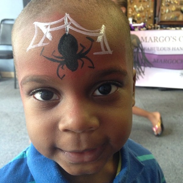 Easy Spider Face Paint