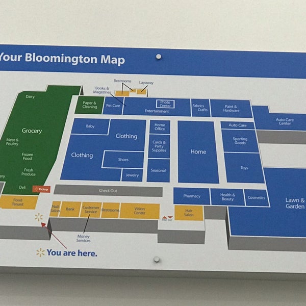 Walmart Inside Map