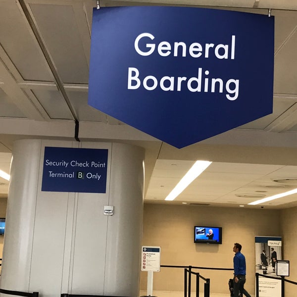 Terminal B Security Check-in - Airport Terminal in San Antonio