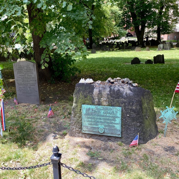 Grave of Samuel Adams - Cemetery in Boston