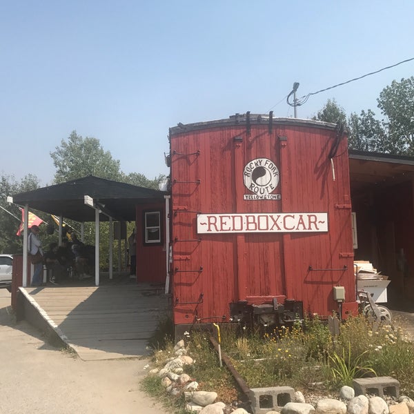 Red Box Car - Red Lodge, MT