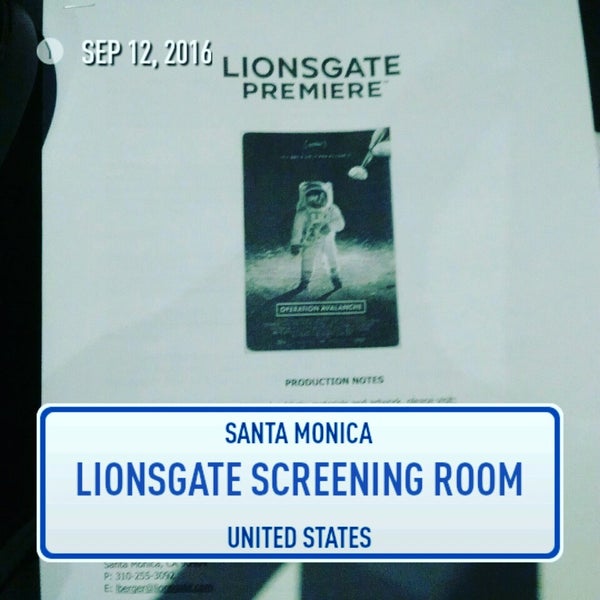 Lionsgate Screening Room - Santa Monica, CA