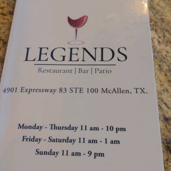 Legends Restaurant Bar Patio - 3 visitors