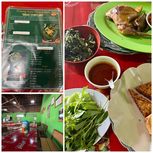 Ayam Goreng Jawa Mbah Cemplung - Bantul, DI Yogyakarta