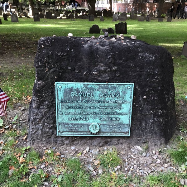 Grave of Samuel Adams - Cemetery in Boston