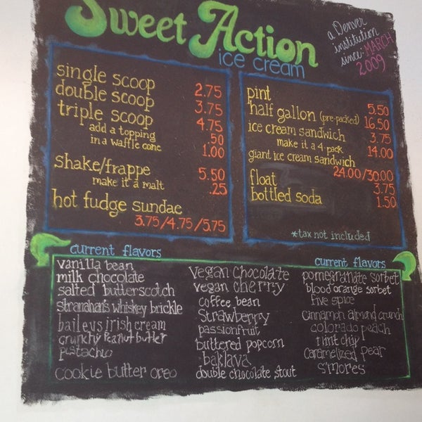 Photos at Sweet Action Ice Cream - Ice Cream Shop in Central Denver