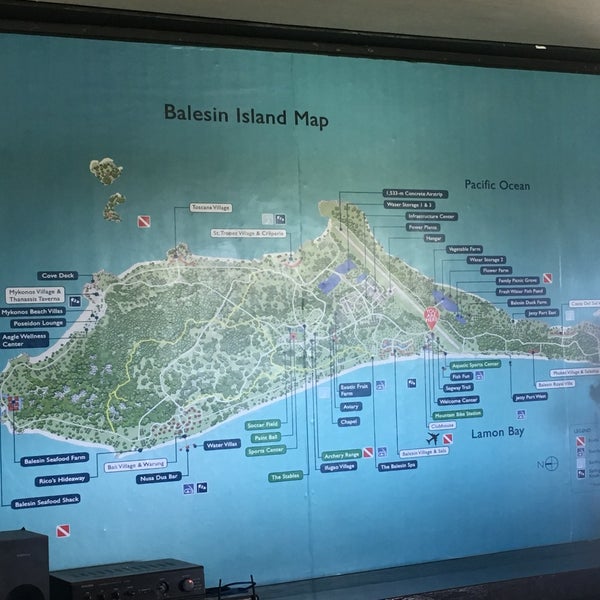 Balesin Island Map
