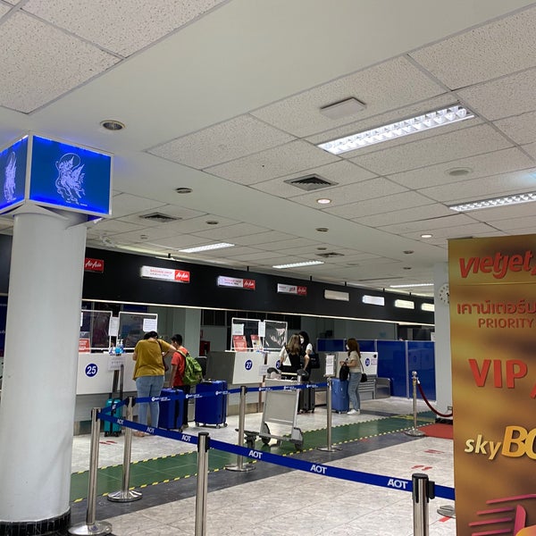 AirAsia Check-in Counter (เคาน์เตอร์เช็คอิน แอร์เอเชีย) - Hat Yai ...
