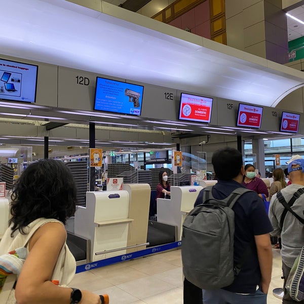 Thai Lion Air Check-In Area - Airport Service in Don Mueang