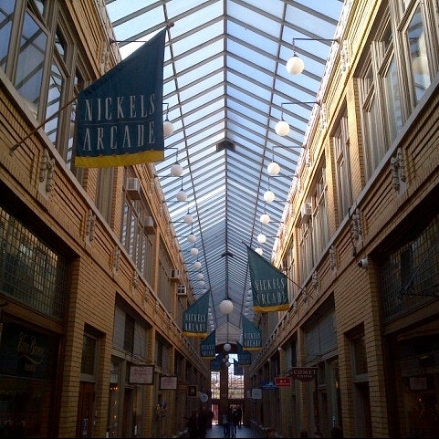 Nickels Arcade - Downtown Ann Arbor - 3 tips