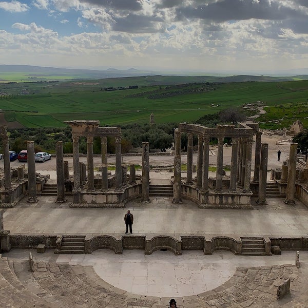 Dougga, Roman Ruins - Historic and Protected Site in Dougga