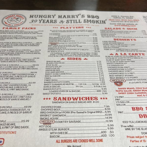 Hungry Harry's Family BBQ - BBQ Joint