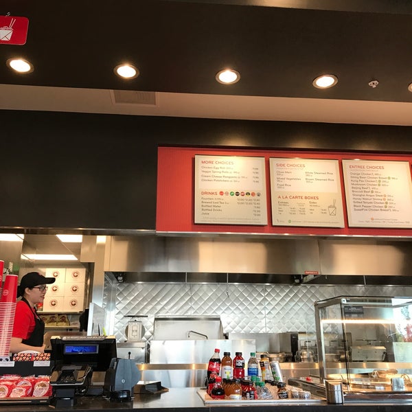 Panda Express Menu Board