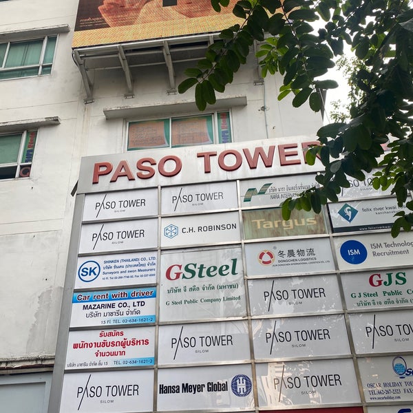 พาโซ ทาวเวอร์ (Paso Tower) - Office in Silom