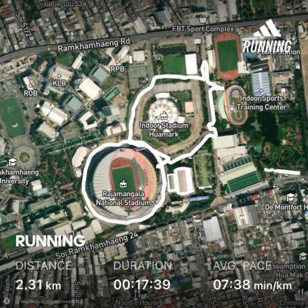 สนามกีฬาหัวหมาก (Hua Mak Sports Complex) - บางกะปิ, กรุงเทพมหานคร