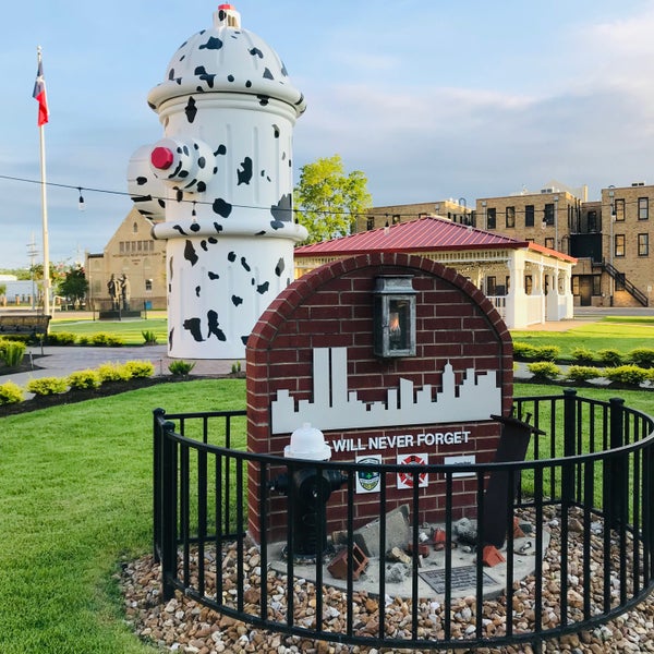 Giant Fire Hydrant at Fire Museum of Texas - Beaumont, TX