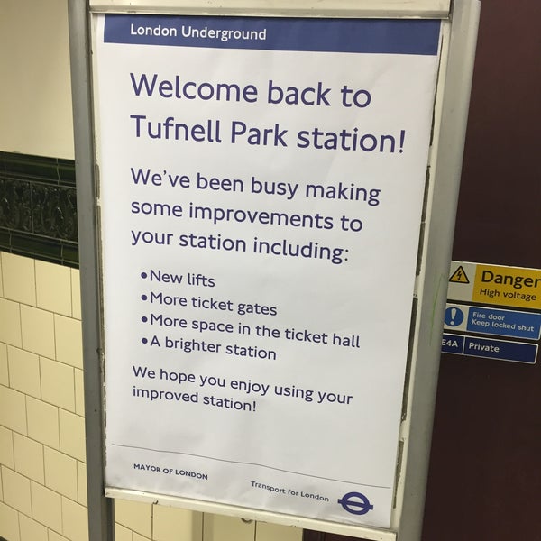 Photos at Tufnell Park London Underground Station - Islington - 5 tips ...