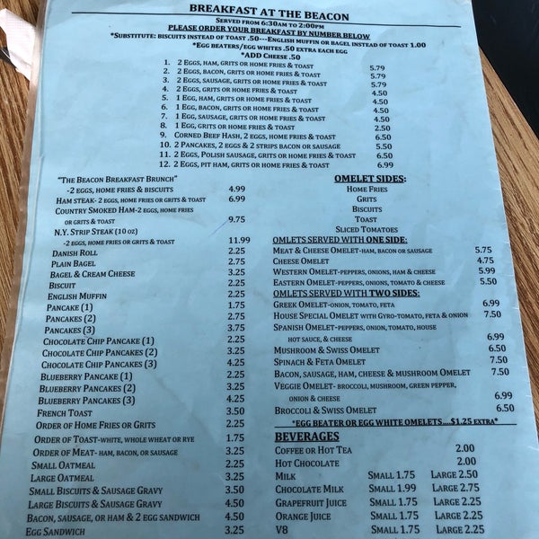 Beacon Restaurant - 10 tips