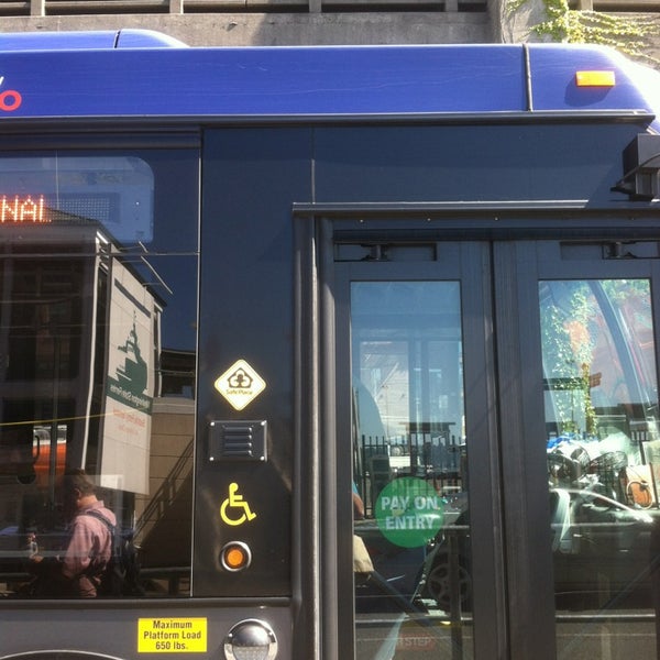 Metro Bus Stop #1881 - Bus Stop in Seattle Central Business District