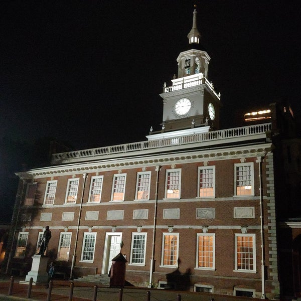 Independence Hall At Night