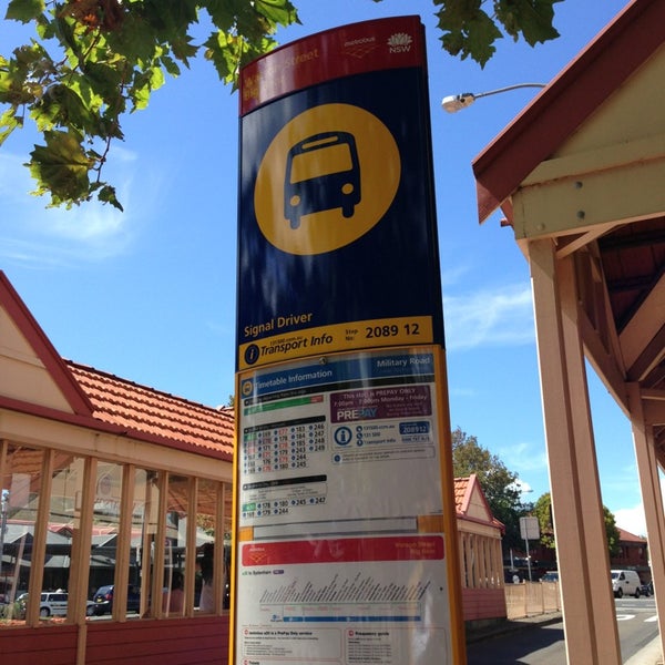 Watson St Bus Stop (Stand A) - Bus Stop in Sydney