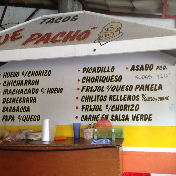 Tacos Qué Pachó - Local de tacos en Tecnológico