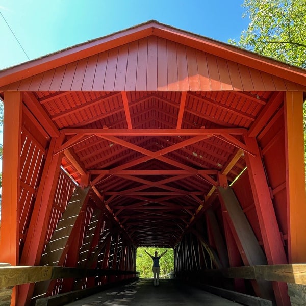 Jericho Road Covered Bridge - Bridge in Jerusalem Mills