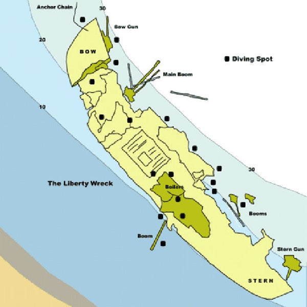USS Liberty Wreck - Dive Spot in Tulamben