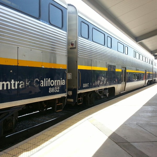 Amtrak Train 717 - Train in Downtown Bakersfield
