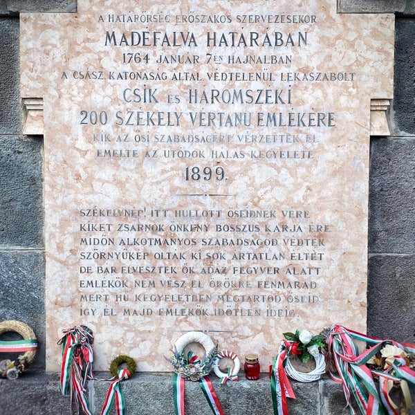 Madéfalvi veszedelem - Siculicidium emlékmű - Monument in Madéfalva