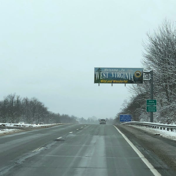 Photos at West Virginia/Pennsylvania State Line - Border Crossing
