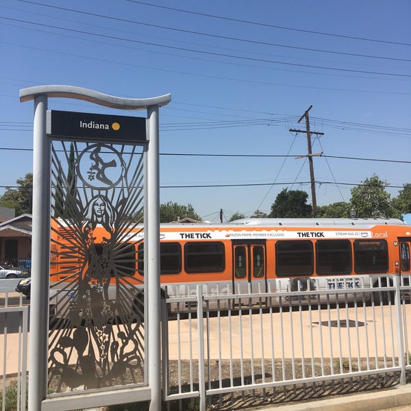 Metro Rail - Indiana Station (E) - Light Rail Station in Los Angeles