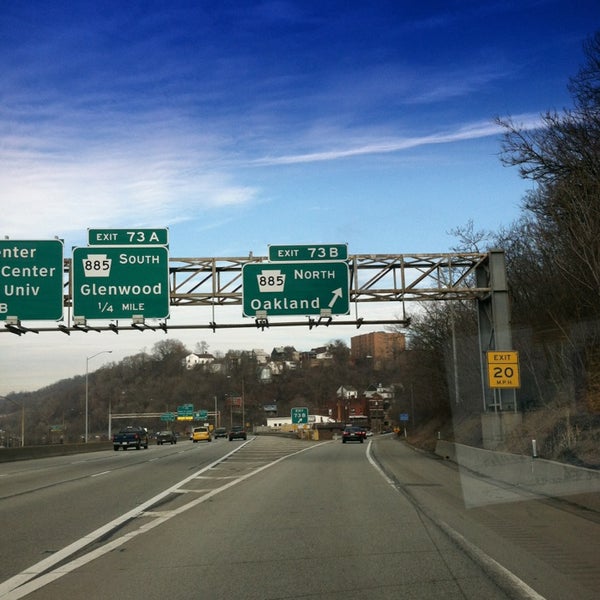 Interstate 376 at Exit 73 - South Oakland - 345 visitors