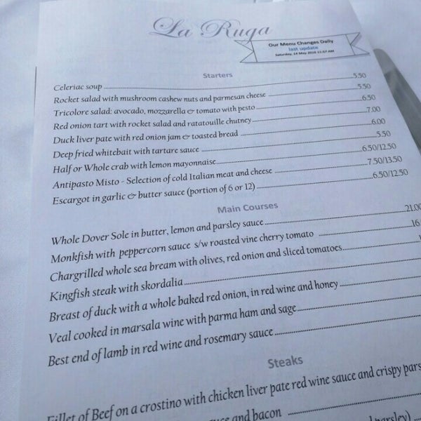 Trattoria La Ruga - Italian Restaurant in Walthamstow