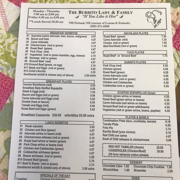 Burrito Lady - Mexican Restaurant