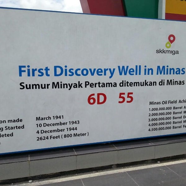 1st Oil Well - Minas, Riau